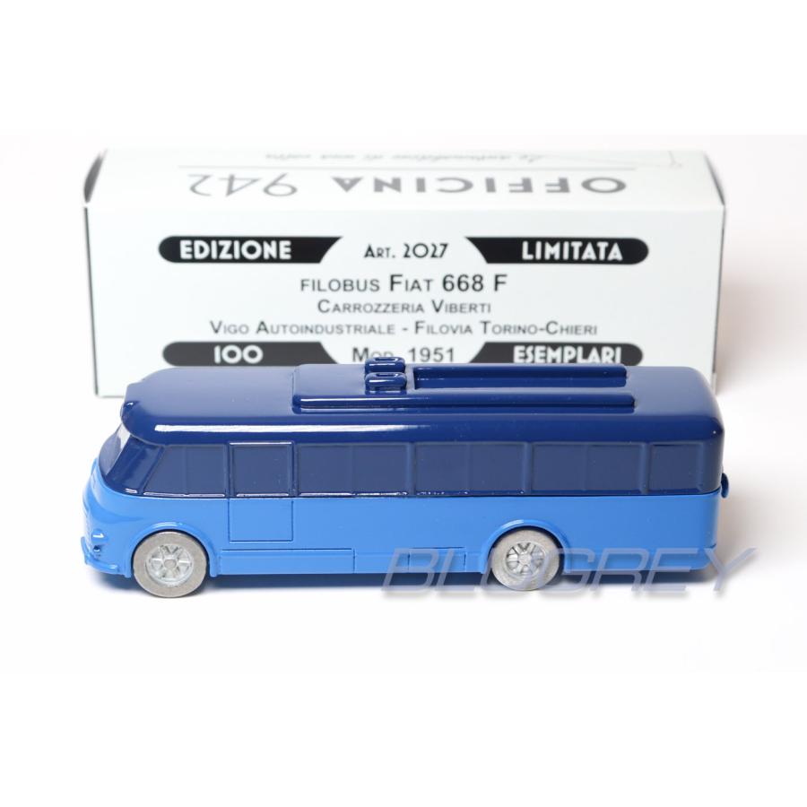 OFFICINA-942 1/76 Filobus Fiat 668 F Carr. Viberti オフィチーナ 942 フィロバス ...
