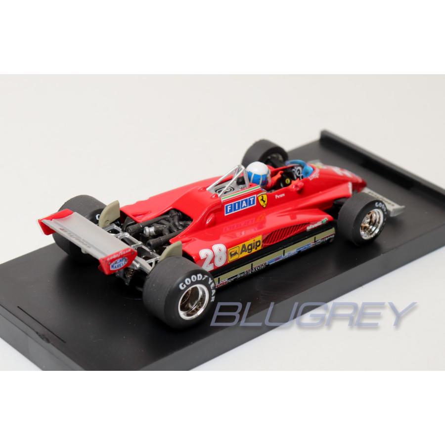 ブルム 1/43 フェラーリ 126C2 1982 #28 D.ピローニ サンマリノGP ドライバー付き BRUMM FERRARI Didier Pironi : BLUGREY(ブラグレー ...