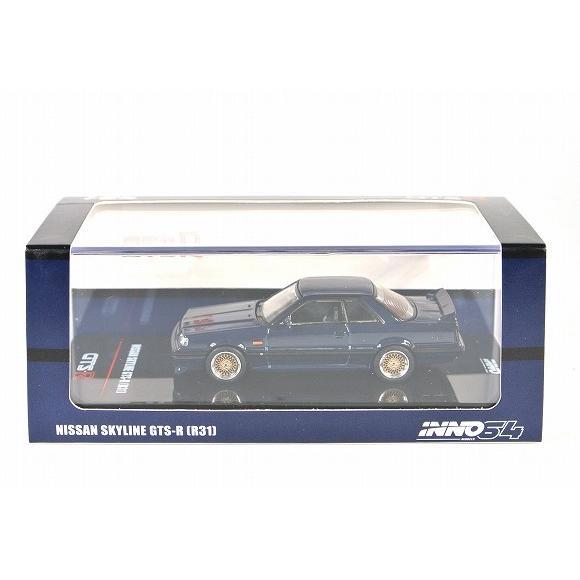 イノモデル 1/64 日産 スカイライン GTS-R (R31) ダークブルー Inno64 NISSAN SKYLINE : BLUGREY ...