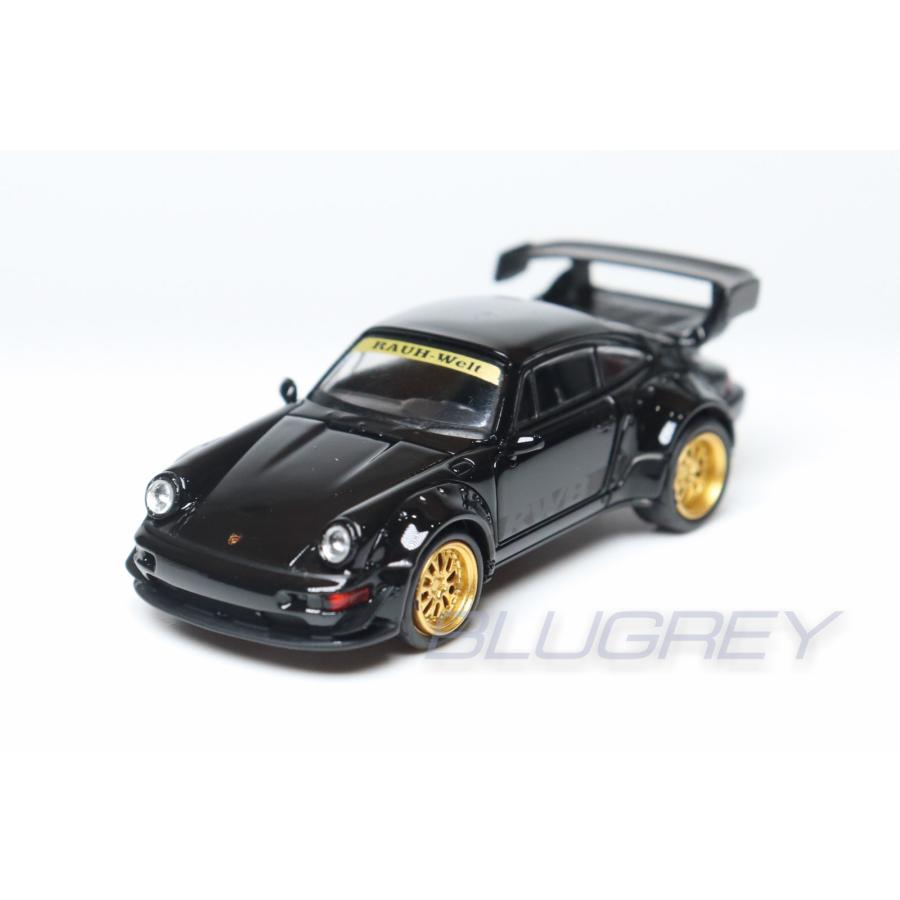 マイクロシティ Micro City 1/87 ポルシェ 911 964 RWB ワイドボディ ブラック ラウヴェルト PORSCHE HO ...