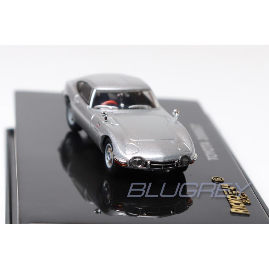 RICKO 1/87 トヨタ 2000GT シルバー RHD TOYOTA 38516 HOスケール : BLUGREY(ブラグレー)モデル ...