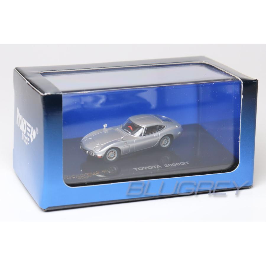 RICKO 1/87 トヨタ 2000GT シルバー RHD TOYOTA 38516 HOスケール : BLUGREY(ブラグレー)モデル ...