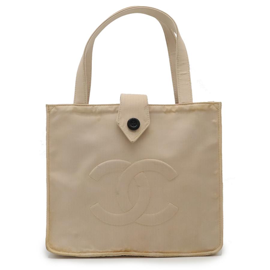 CHANEL シャネル ココマーク ロゴボタン トートバッグ CHANEL シャネル ココマーク ロゴボタン トートバッグ