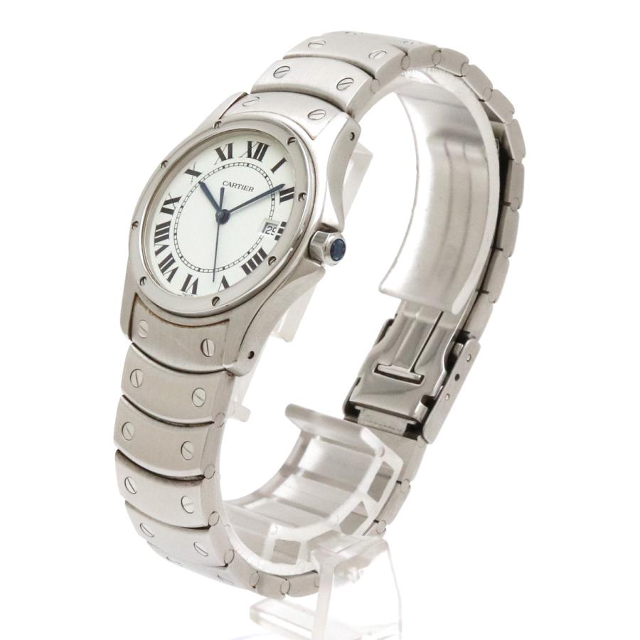 Cartier カルティエ サントスロンド MM ホワイト文字盤 SS ボーイズ QZ クォーツ 腕時計 W20027K1 1561 1 : Blumin - 通販 - Yahoo!ショッピング
