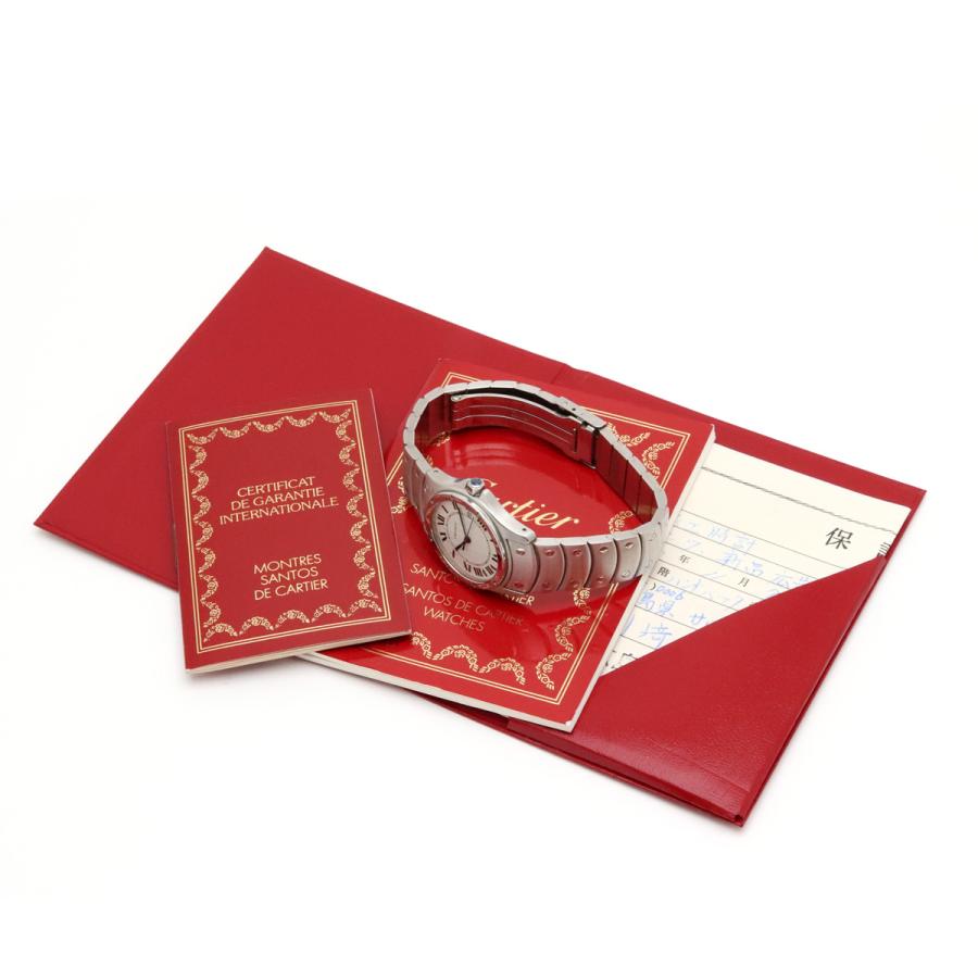 Cartier カルティエ サントスロンド ホワイト文字盤 SS メンズ QZ クォーツ 腕時計 W20027K1 1561 : 12370084 : Blumin - 通販 - Yahoo ...