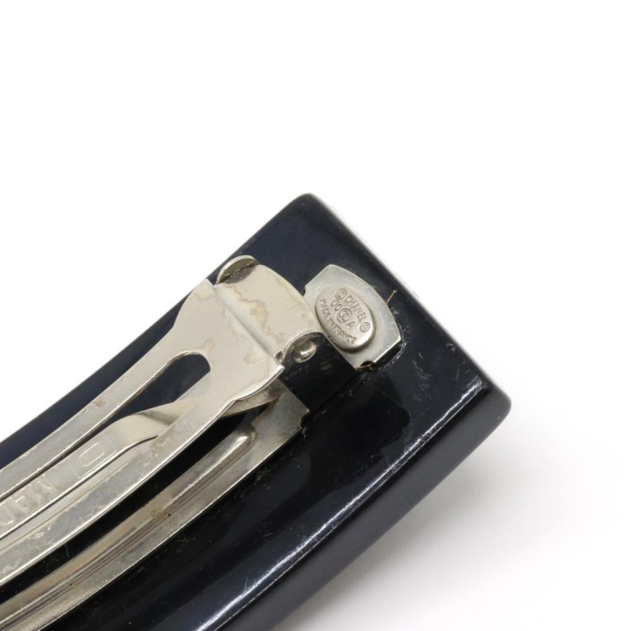 CHANEL（シャネル） ロゴ バレッタ ヘアクリップ 髪留め バイカラー