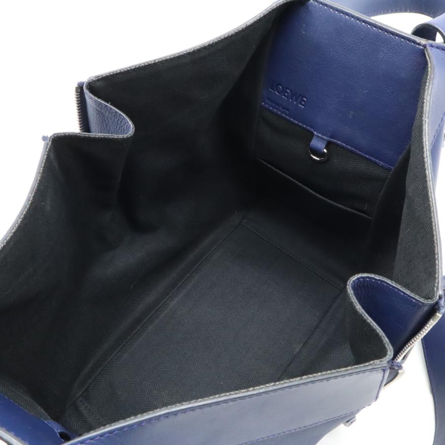 LOEWE ロエベ ハンモックバッグ スモール ハンドバッグ ショルダーバッグ 6WAY レザー ネイビー 紺 シルバー金具 387.30.S35 : Blumin - 通販 - Yahoo ...