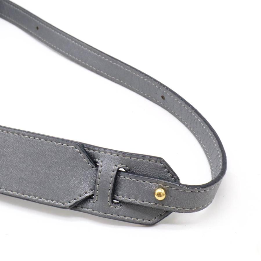 LOEWE ロエベ アナグラム バウンスバッグ ハンドバッグ 2WAY ショルダーバッグ レザー メタリックグレー ゴールド金具 : Blumin - 通販 - Yahoo!ショッピング