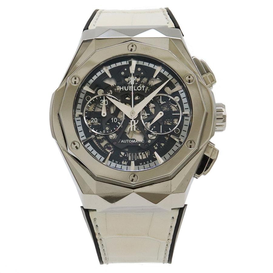 HUBLOT ウブロ アエロ フュージョン クロノグラフ スケルトン文字盤 チタン メンズ AT オートマ 腕時計 525.NX.0127.LR : Blumin - 通販 - Yahoo ...