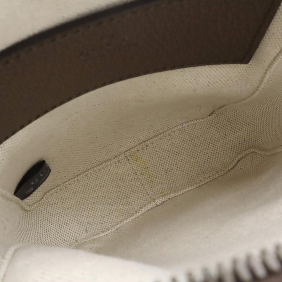 GUCCI グッチ オフィディア GGスプリーム ミニバッグ ボディバッグ ショルダーバッグ シェリーライン PVC ベージュ ブラウン ...