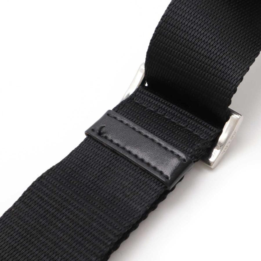 PRADA プラダ ショルダーバッグ ポシェット 斜め掛け ナイロン レザー NERO 黒 ブラック シルバー金具 : Blumin - 通販 - Yahoo!ショッピング