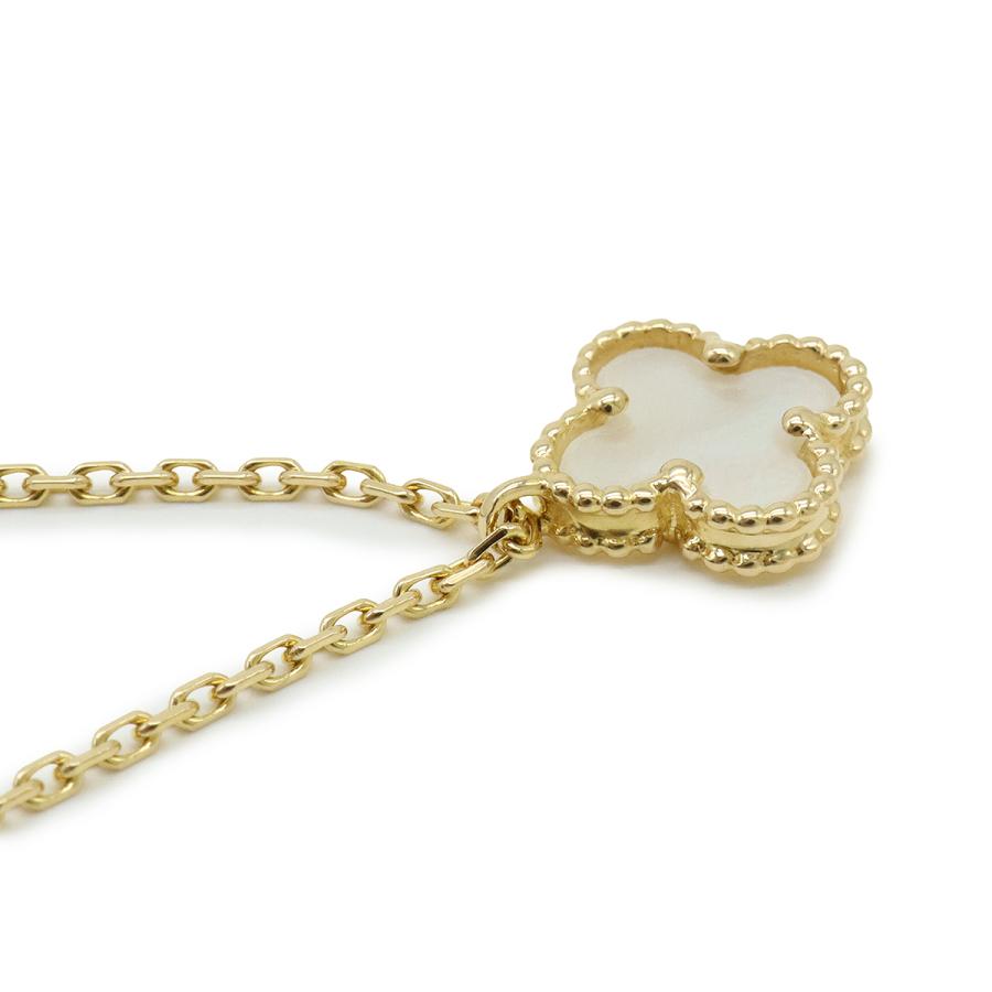 Van Cleef ＆ Arpels & ヴァン クリーフ アーペル VCA スウィートアルハンブラ ペンダント ネックレス K18YG シェル VCARF69100 : Blumin ...