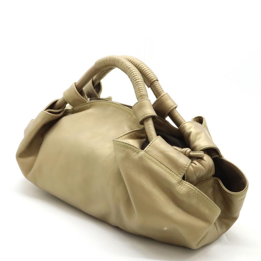 LOEWE ロエベ アナグラム ナッパアイレ ハンドバッグ レザー シャンパンゴールド ゴールド金具 : Blumin - 通販 - Yahoo!ショッピング