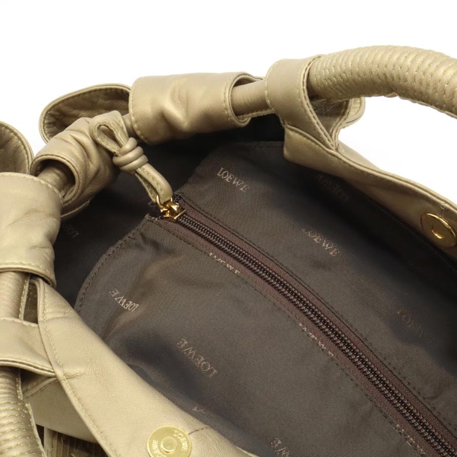 LOEWE ロエベ アナグラム ナッパアイレ ハンドバッグ レザー シャンパンゴールド ゴールド金具 : Blumin - 通販 - Yahoo!ショッピング