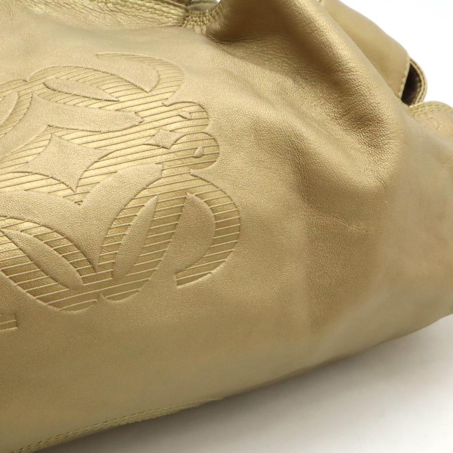 LOEWE ロエベ アナグラム ナッパアイレ ハンドバッグ レザー シャンパンゴールド ゴールド金具 : Blumin - 通販 - Yahoo!ショッピング