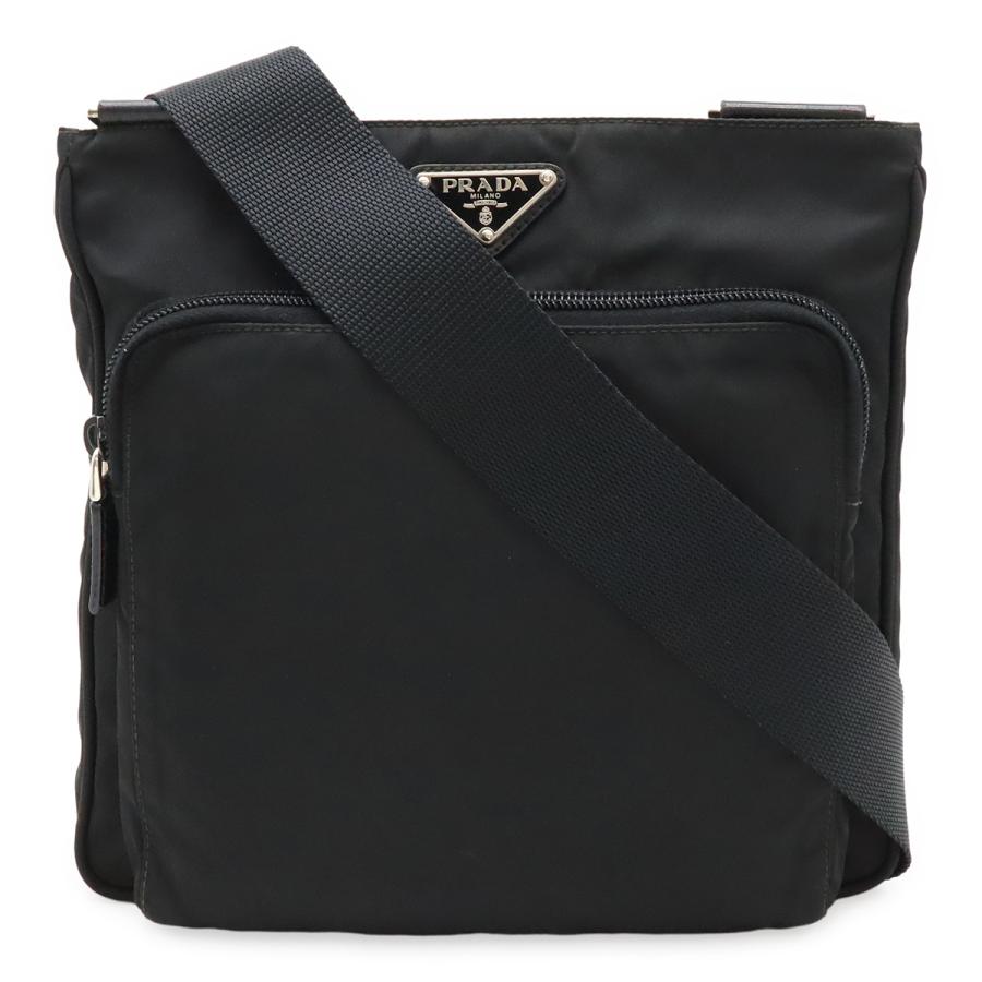 PRADA プラダ ショルダーバッグ メッセンジャーバッグ 斜め掛け ナイロン NERO ブラック 黒 シルバー金具 : Blumin - 通販 - Yahoo!ショッピング