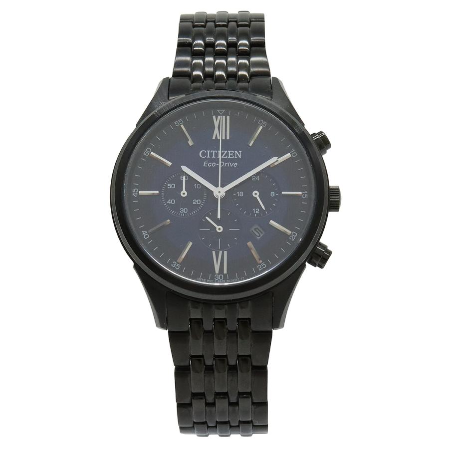 CITIZEN シチズン エコドライブ 電波時計 ソーラー ブラックネイビー文字盤 SS メンズ 腕時計 CA4415-81L : Blumin - 通販 - Yahoo!ショッピング