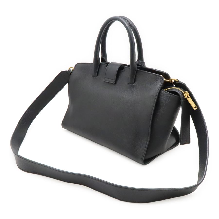 SAINT LAURENT PARIS サン ローラン パリ YSL ベイビー ダウンタウン ハンドバッグ 2WAY ショルダーバッグ レザー ブラック 黒 635346 SAINT LAURENT PARIS サン ローラン パリ YSL ベイビー ダウンタウン