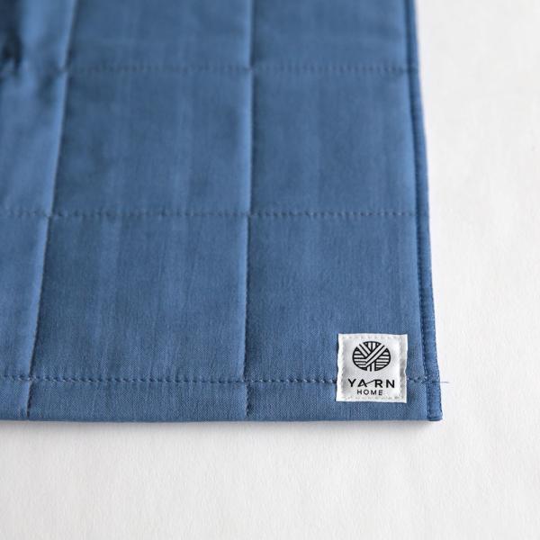 YARN HOME / UKIHA Hand Towel(Indigo) | メール便可 2点まで インディゴ/ヤーンホーム/ウキハ/ハンドタオル/キルト/キルティング/pasima ...