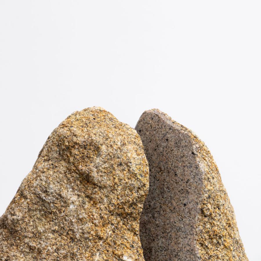 AJI PROJECT[アジプロジェクト] / RS-ROCK END L(sabi) | ロックエンド/ブックエンド/庵治石/自然石 ...