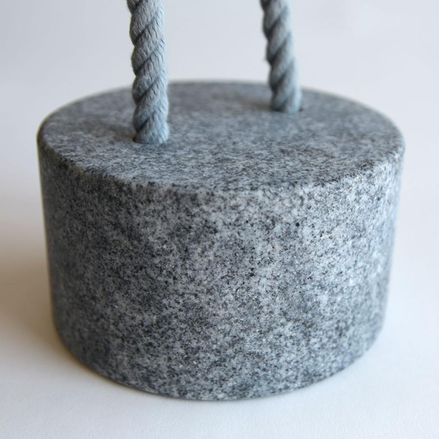 AJI PROJECT[アジプロジェクト] / FUJ #1 (Doorstopper)(Grey) | ドアストッパー 庵治石 自然石 藤城 成貴 グレー 117927 : B.L.W ...