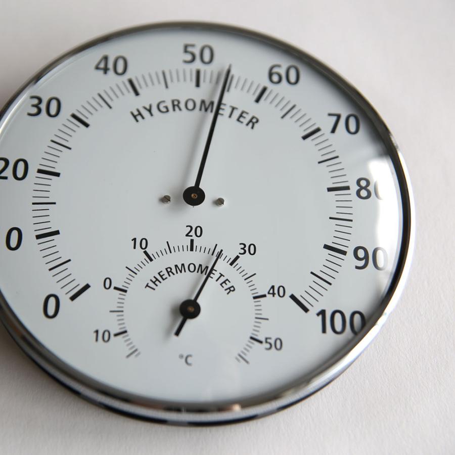 TFA DOSTMANN / Analogue thermo-hygrometer with metal ring 45.2019【アナログ ...