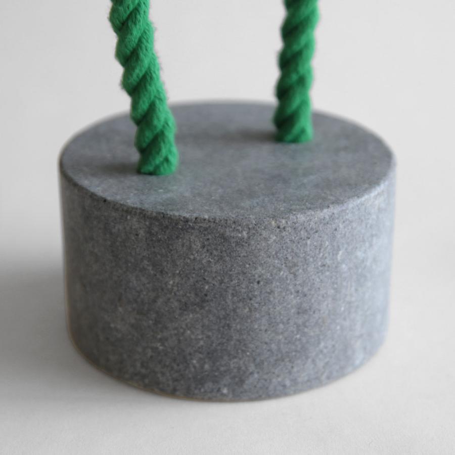 AJI PROJECT[アジプロジェクト] / FUJ #1 (Doorstopper)(Green) | ソリッド/ドアストッパー/庵治石/自然石/藤城 成貴/Shigeki ...