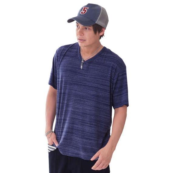 大きいサイズ メンズ Beno AB杢半袖VTシャツ ネイビー 1158-6565-1 3L 4L 5L 6L : 大きいサイズの店ビッグエムワン - 通販 - Yahoo!ショッピング