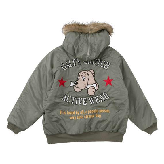 GALFY 大きいサイズ メンズ INU-2B フライト ジャケット カーキ 1253-4325-1 3L 4L 5L 6L : 大きいサイズの店ビッグエムワン - 通販 - Yahoo!ショッピング