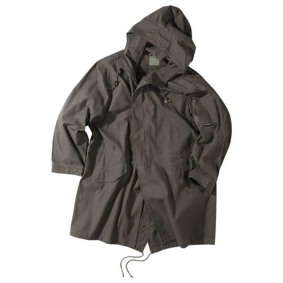 大きいサイズ メンズ BUNDESWEAR M-51 ツイル モッズ コート カーキ