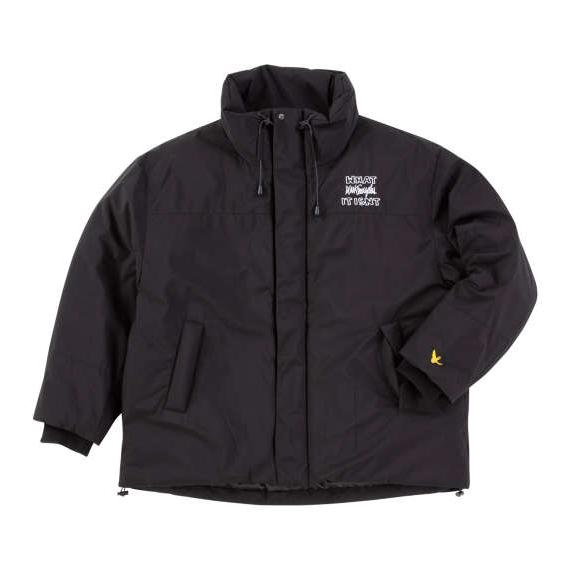 大きいサイズ メンズ (What it isNt) 防風 スタンドカラー 中綿