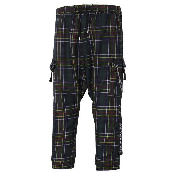 大きいサイズ メンズ PSYCHO NATION チェック サルエル カーゴパンツ グリーン 1274-3202-1 3L 4L 5L 6L : 大きいサイズの店ビッグエムワン - 通販 ...