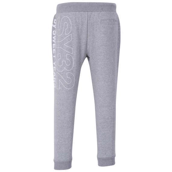 大きいサイズ メンズ SY32 by SWEET YEARS バックビッグロゴ スウェット パンツ グレー 1274-3260-1 3L 4L 5L 6L SY32 by SWEET YEARS（エスワイサーティトゥバイスィートイヤーズ