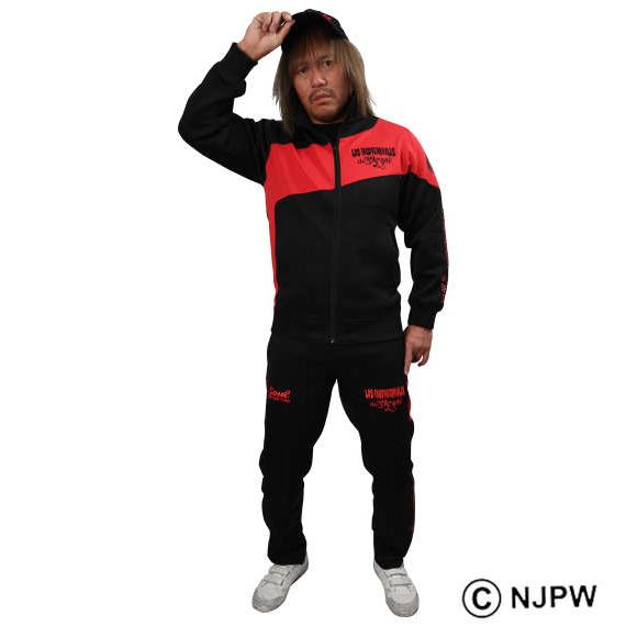 大きいサイズ メンズ SOUL SPORTS × 新日本プロレス 長袖 ジャージ セット ブラック 1276-4121-1 3L 4L 5L 6L : 1012764121-1 : 大きい ...