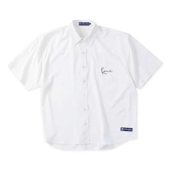 Karl Kani 大きいサイズ メンズ KARL KANI ツイル 半袖 シャツ ホワイト 1277-4230-1 3L 4L 5L 6L 8L : 大きいサイズの店ビッグエムワン - 通販 ...