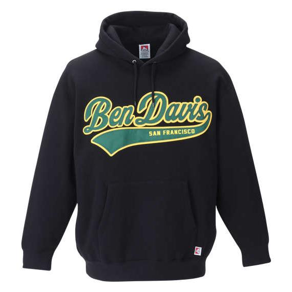 BEN DAVIS 大きいサイズ メンズ スタジアムワッペンロゴ プル パーカー ブラック 1278-2606-2 3L 4L 5L 6L : 大きいサイズの店ビッグエムワン - 通販 ...