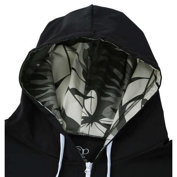 大きいサイズ メンズ OCEAN PACIFIC PEARTEX UV 長袖 フルジップ パーカー ブラック 1278-5281-2 3L 4L 5L 6L 8L : 大きいサイズの店ビッ ...