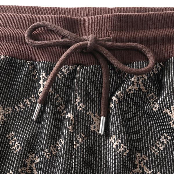 大きいサイズ メンズ RINGS リングス モノグラム柄 ジョガー パンツ