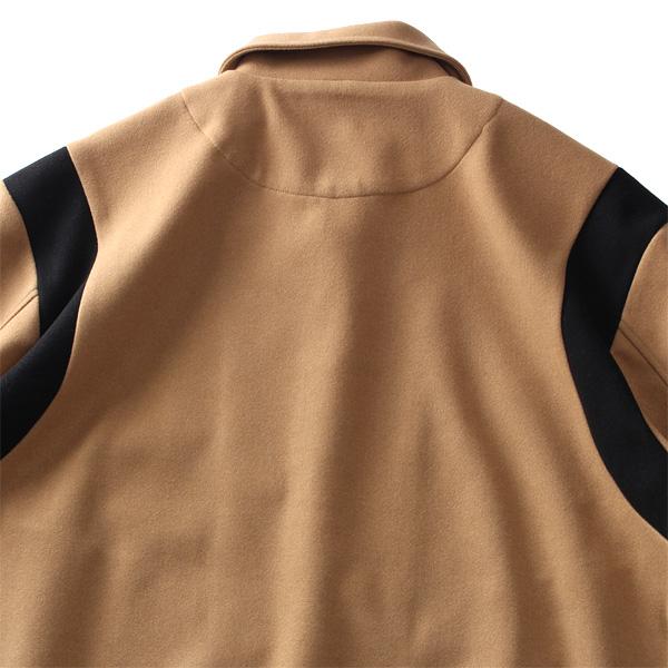 AZ DEUX 大きいサイズ メンズ フェイクウール 切替 スタジアム