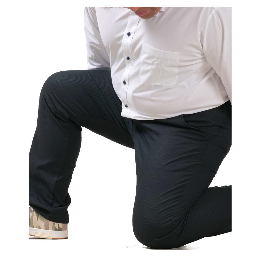 大きいサイズ メンズ Bowerbirds Works ウエスト ストレッチ パンツ