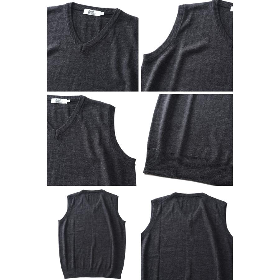 大きいサイズ メンズ DANIEL DODD ウール混 12G ニット ベスト azk-220531 : azk-220531 : 大きい ...