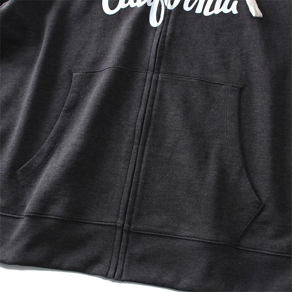 大きいサイズ メンズ DANIEL DODD オーガニック コットン プリント フルジップ パーカー California azsw ...