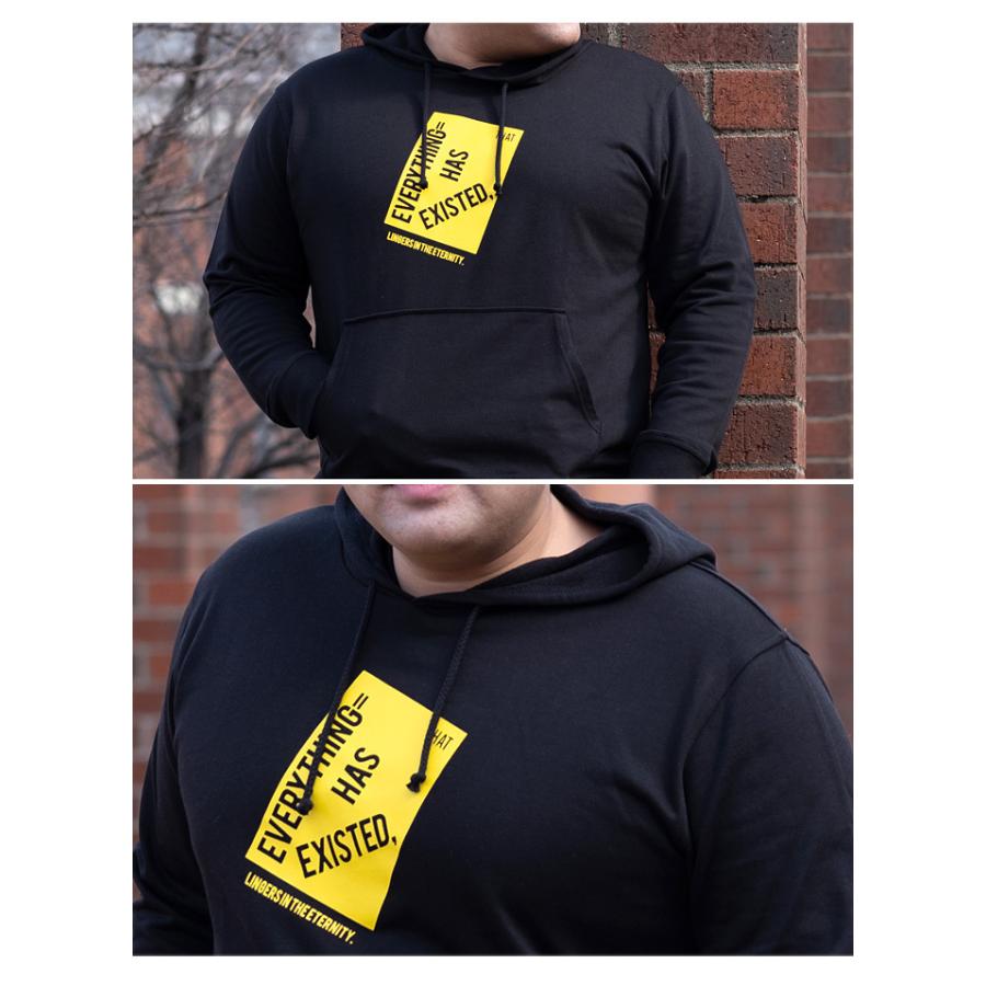 Daniel Dodd 大きいサイズ メンズ DANIEL DODD 裏毛 プリント プルオーバー パーカー EXISTED azsw ...