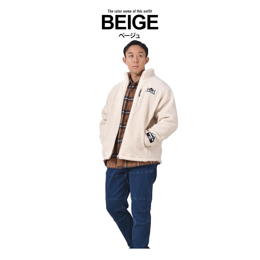 BH 大きいサイズ メンズ ビィエイチ ボア ジャケット bh-cj230405