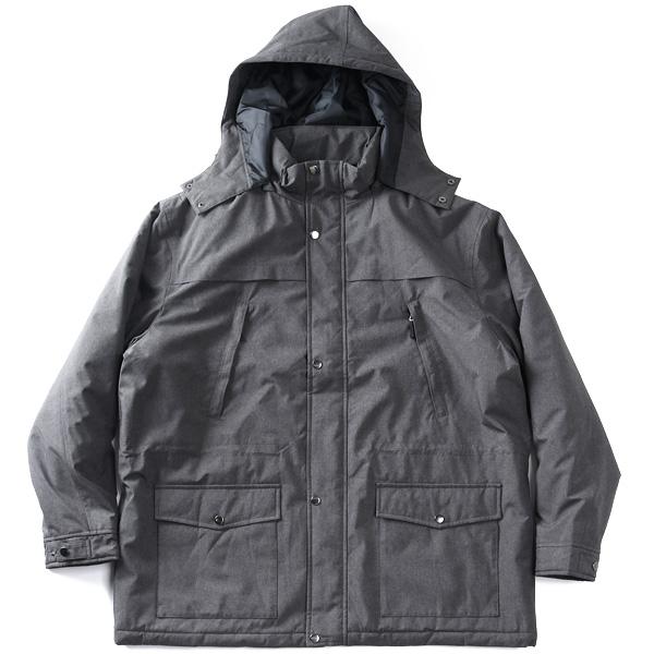 大きいサイズ メンズ Three Quarter フード脱着 中綿 ミドル ハーフ