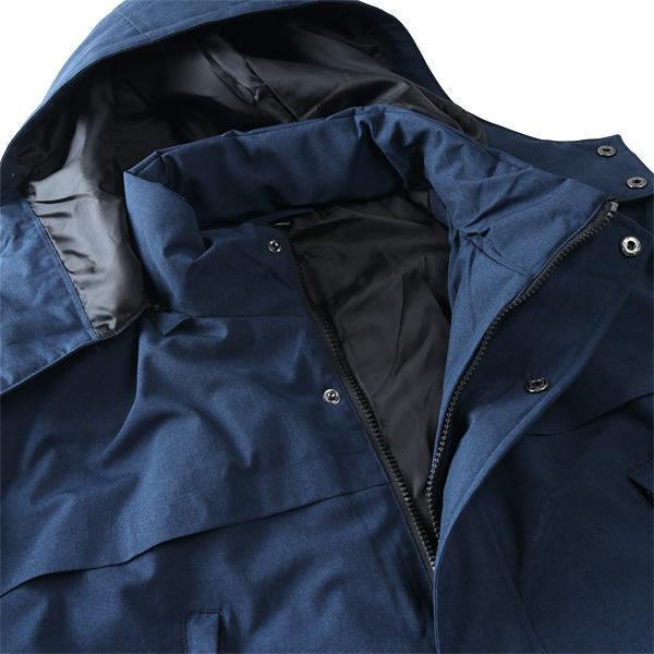 大きいサイズ メンズ Three Quarter フード脱着 中綿 ミドル ハーフ