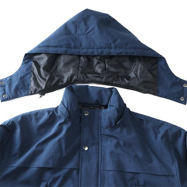 大きいサイズ メンズ Three Quarter フード脱着 中綿 ミドル ハーフ