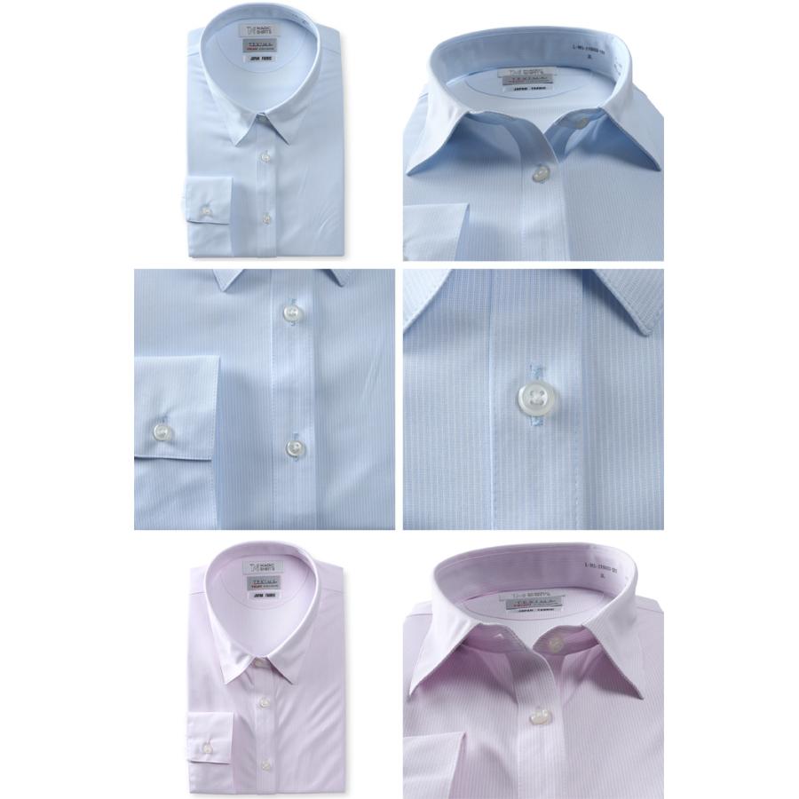 【2点購入で10,980円（税込）】 大きいサイズ レディース MAGIC SHIRTS × TEXIMA ノーアイロン 長袖 ニット ...