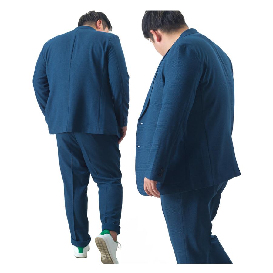 Linkation（リンケーション） 大きいサイズ メンズ セットアップ 千鳥