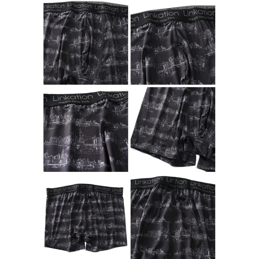 Linkation（リンケーション） 大きいサイズ メンズ 吸汗速乾 ストレッチ マンハッタン柄 ボクサー ブリーフ パンツ 肌着 下着 ...